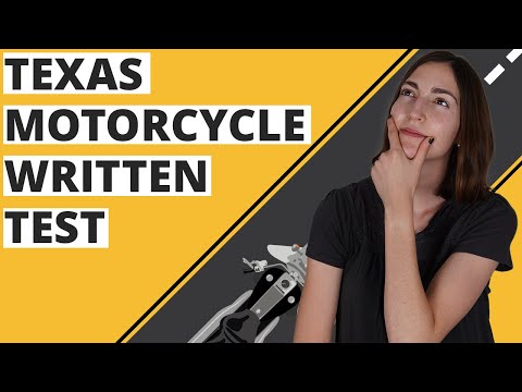 Texas DMV Motorcycle Written Test 2023 (60 Questions with Explained Answers)