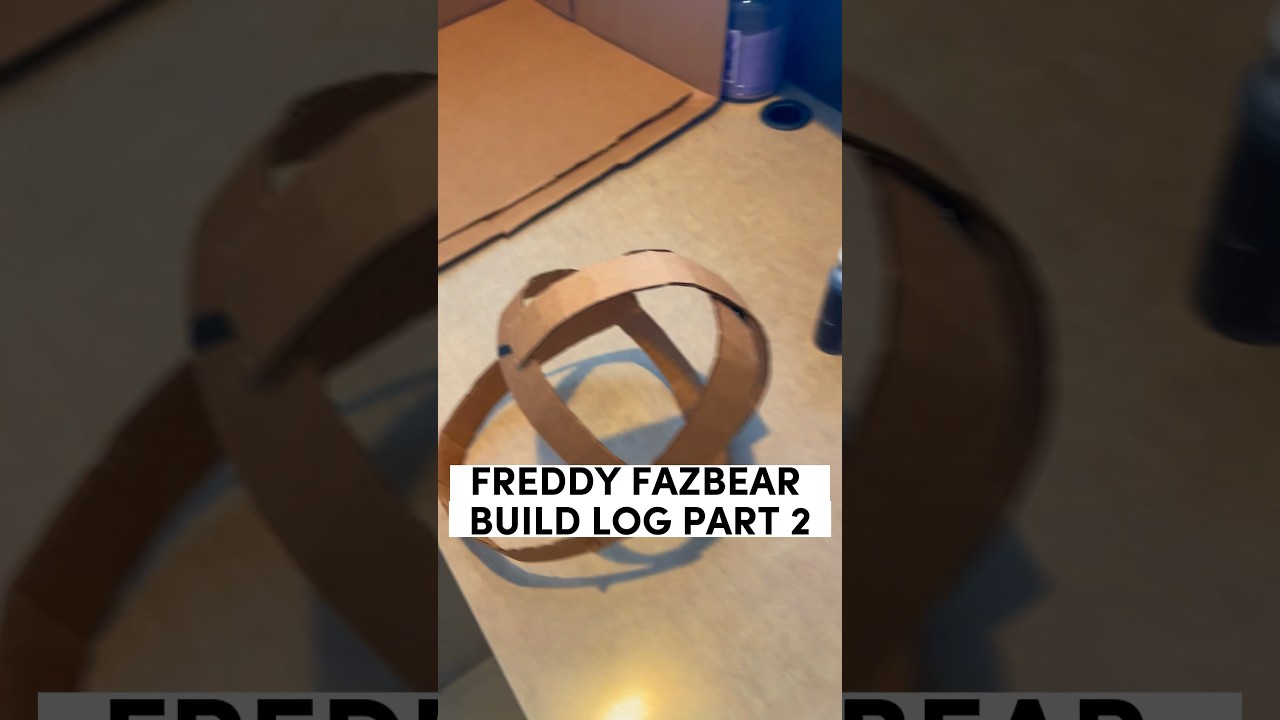 Build log part 2! #youtube #fnaf #fnaf2 #fnafsecuritybreach #fnafar #cosplay #costume #youtubeshorts