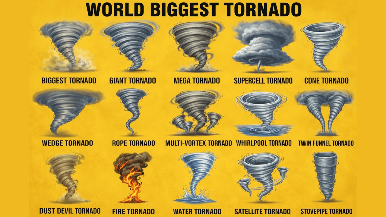 World Biggest Tornado Ever Caught on Camera | Mega Tornado Compilation