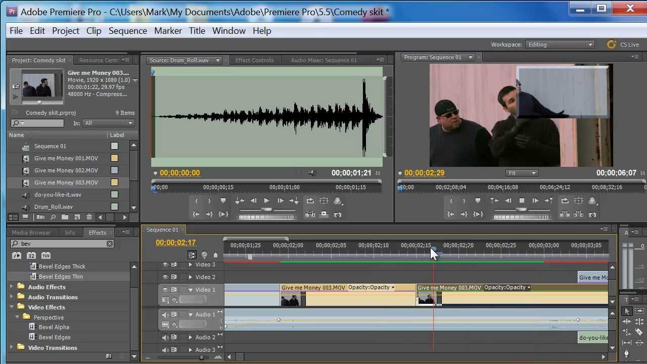 Premiere Pro CS5.5 Video Editing Tutorial
