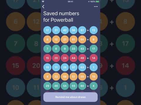 Lottery Balls iOS & Android Random Number Generator & Results Checker