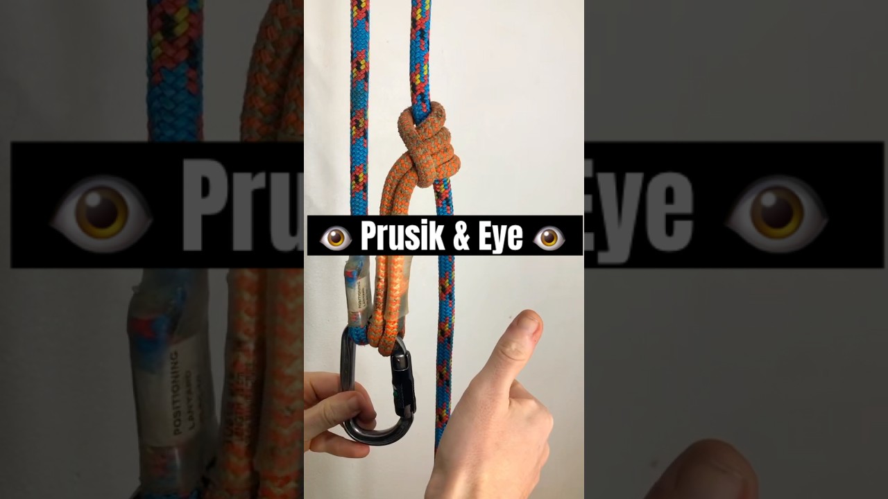 How to tie a #prusik / simple #climbing system #arborist #knots #rope #camping #bushcraft #outdoors