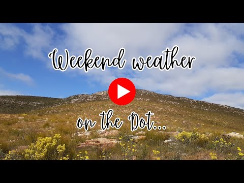 Weekend Weather… On the Dot: The blonde weather lady is back! | Suid ...