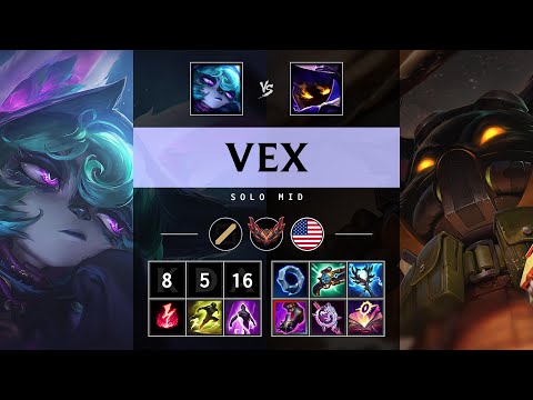 Vex Mid vs Veigar - NA Grandmaster Patch 25.12