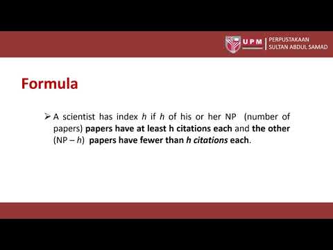 How to Find an Author's h index in Scopus