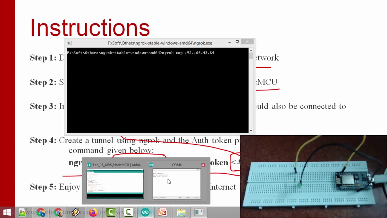 Controlling Led From Aws Using Nodemcu And Arduino Ide Startertutorials