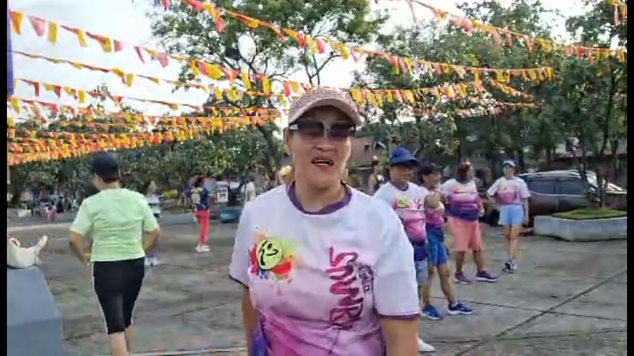Saturday Morning Sweat zumba dance workout led by Zin Jossen at baywalk Balingasag 