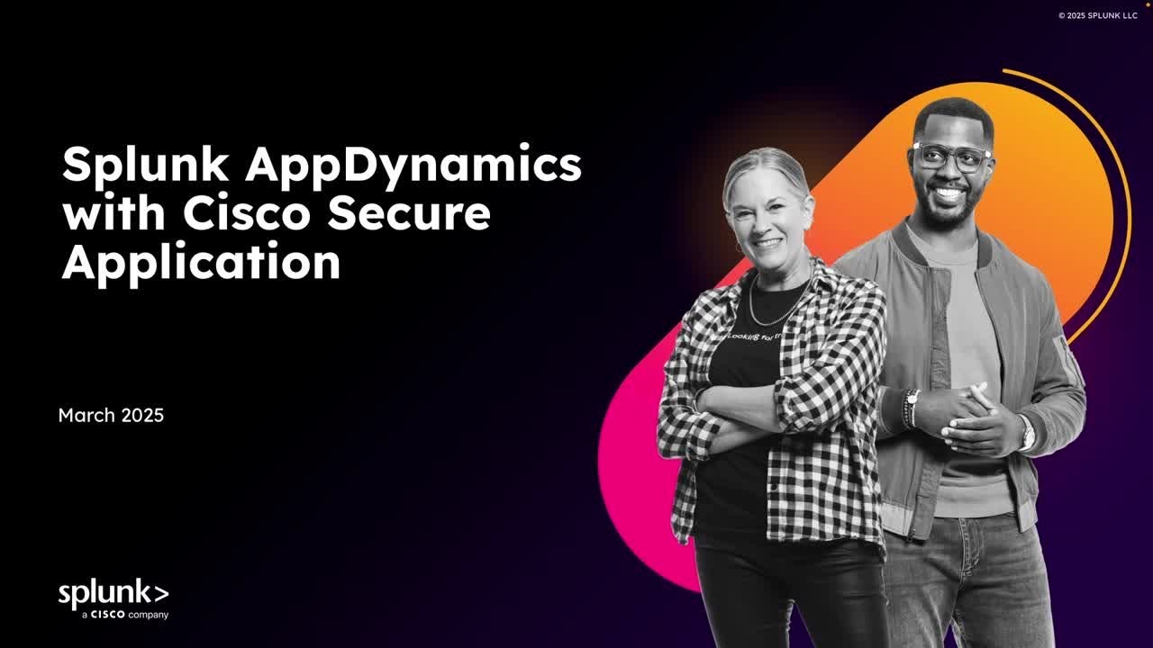 Intro to Cisco Secure Application in Splunk AppDynamics