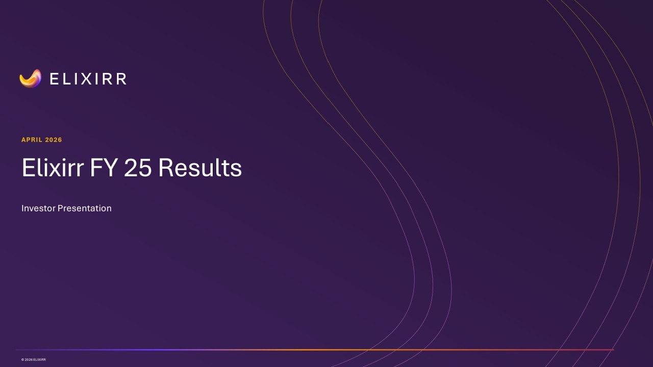 ELIXIRR INTERNATIONAL PLC - FY 25 Investor Results