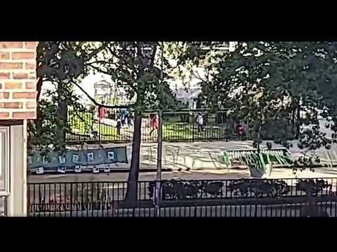 P S 149 Kids Playing in School's Lawn, NOT in the School Zone!