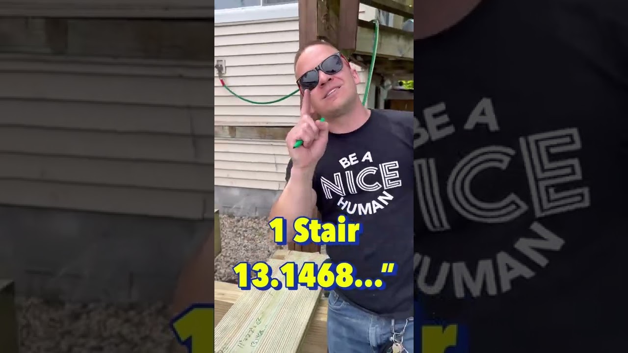 Math in the Wild - Using Pythagorean Theorem to Calculate Stair Stringer Length