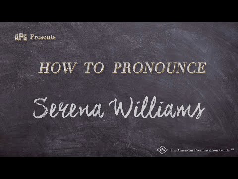How to Pronounce Serena Williams (Real Life Examples!)
