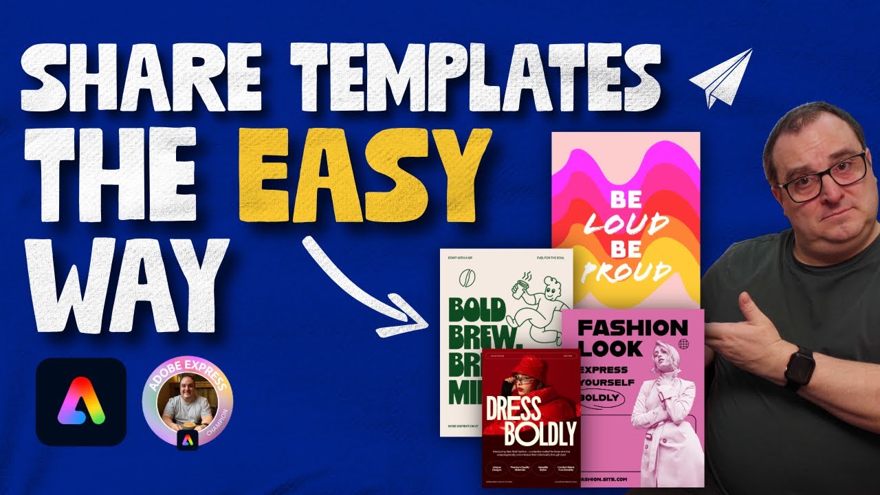 How to Share Templates in Adobe Express — (Complete Guide)