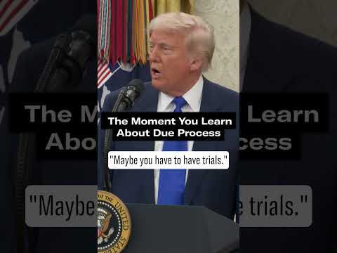 The Moment You Learn About Due Process #dueprocess #trump #immigrantrights