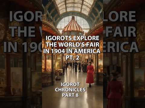 Igorots explore the World's Fair 1904 in America #shorts #viral #history #reels #filipino #trending