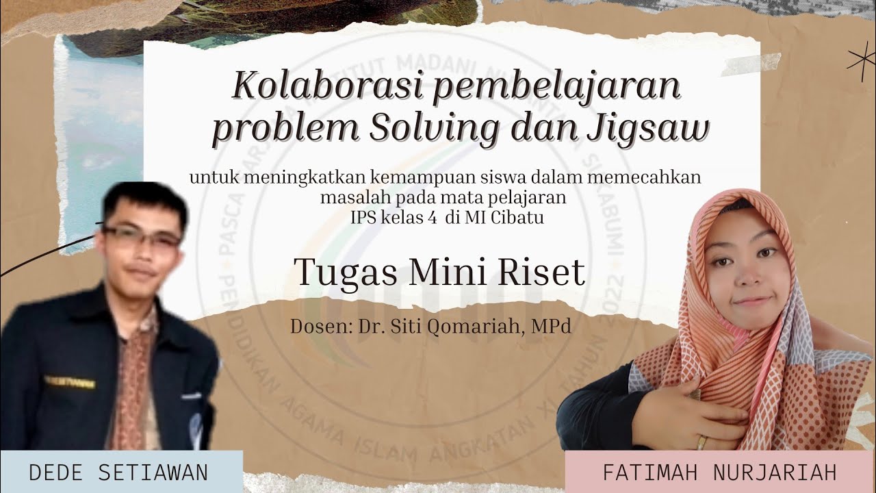 Tugas Mini Riset Model dan Metode Pembelajaran