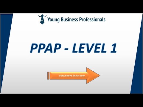 PPAP Level 1 & PSW - What is PPAP Level 1?