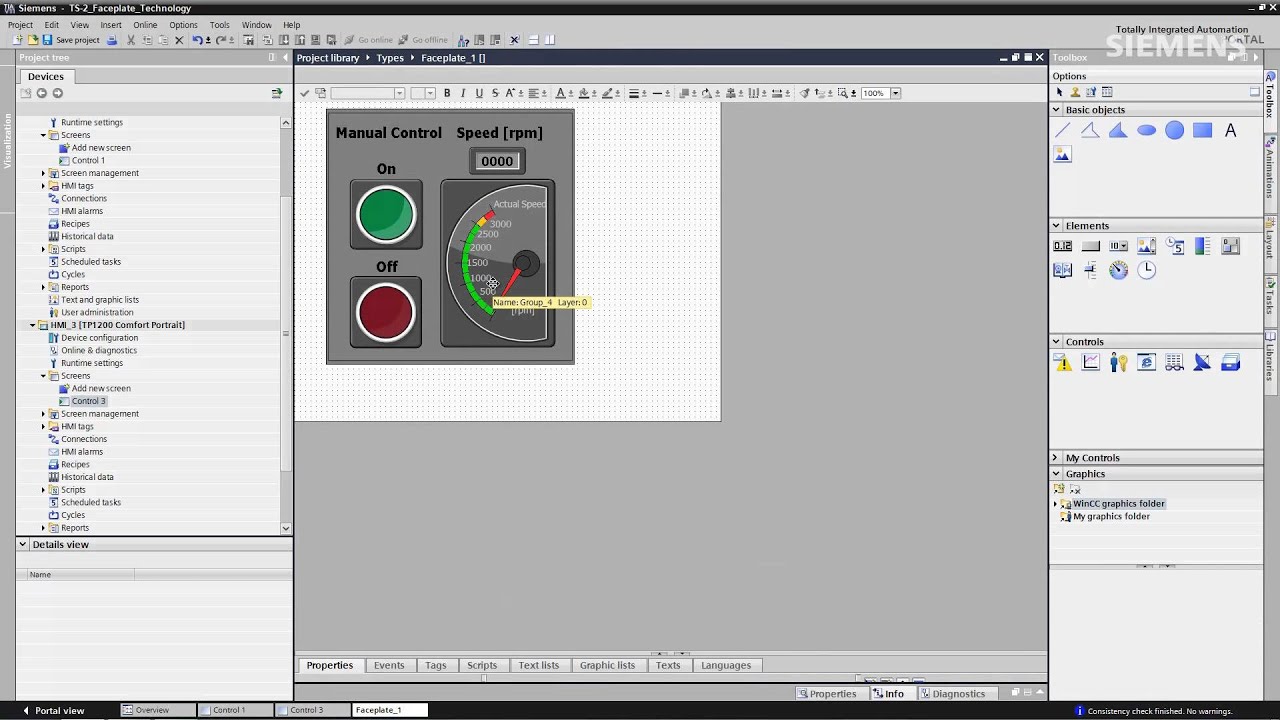 TIA Portal: Time Savers - Faceplate Technology