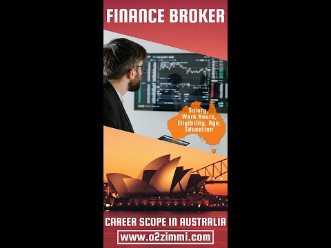 Finance Broker Career Scope in Australia | Work Hours | Salary | Gender Preference