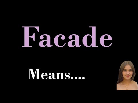 facade meaning l meaning of facade l facade ka kya matlab hota hai l vocabulary l hindi l english
