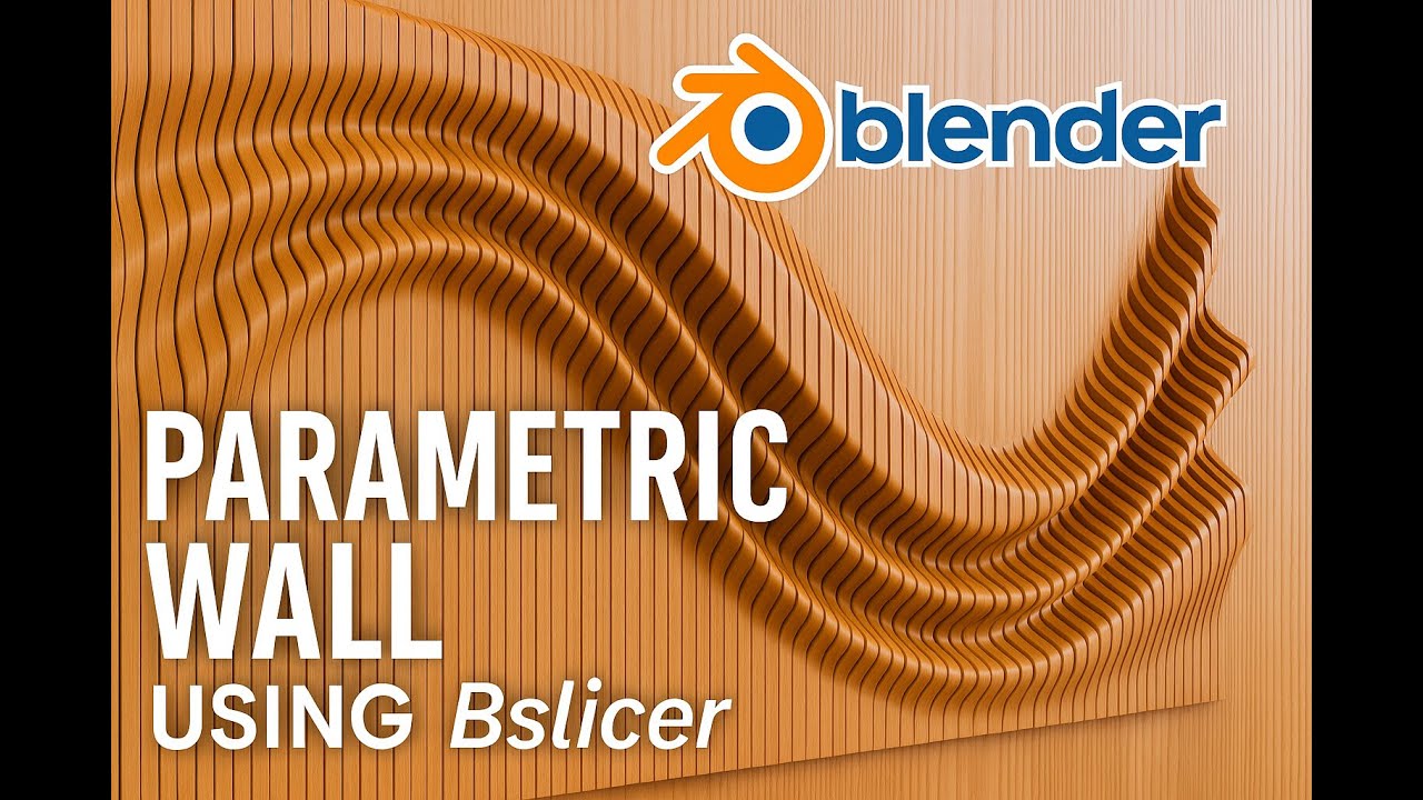 Blender Parametric Wall: Slice & Export to SVG