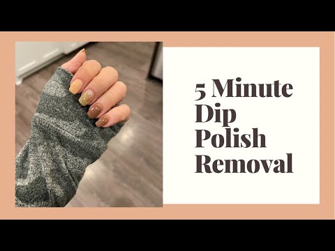 Dip Polish 5 Minute Removalπ€― Let me know if you try this!! It blew my mind!!!