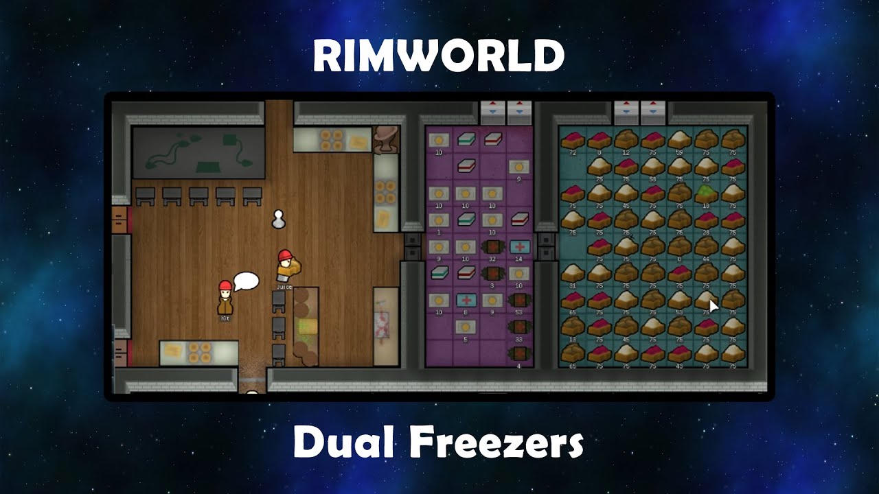 Rimworld - Dual Freezers