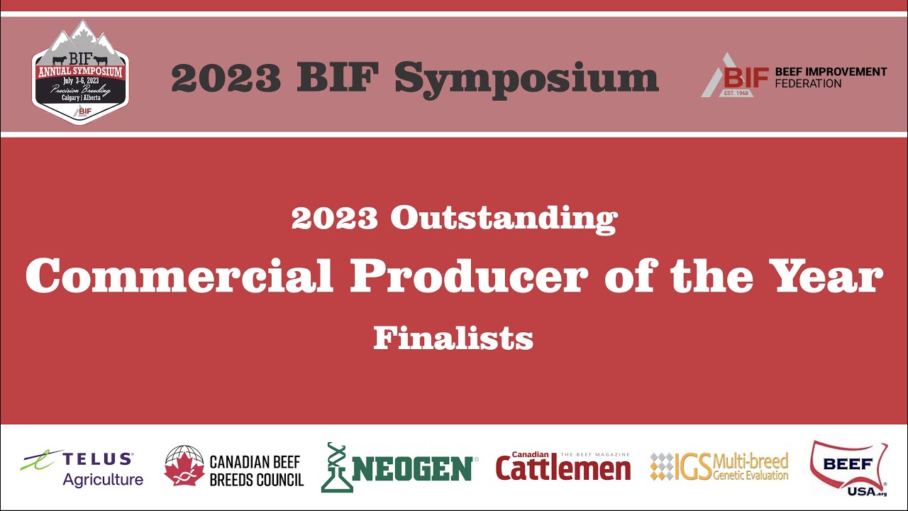 2023 BIF Commercial Producer of Year Announcement Video