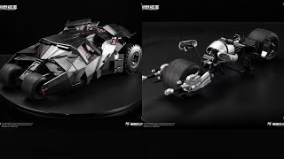 New Dark Knight Trilogy-Bale Edition Batman Tumbler & The Bat-Pod Modoking in stock at Titan Toyz