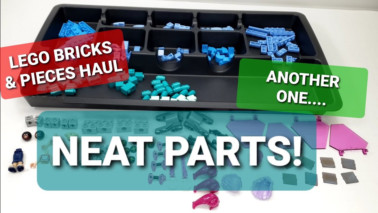 LEGO BRICKS & PIECES! Colorful hairpieces and other parts!