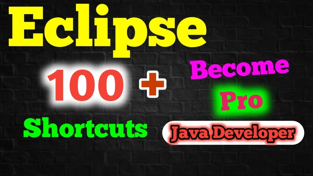 100 + Eclipse Shortcuts | Become A Pro Java Developer |  aadiandjava #eclipse
