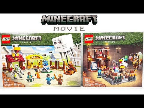 ALL LEGO Minecraft Movie: 21273 & 21272 - 2025 Set Speed Build & Review