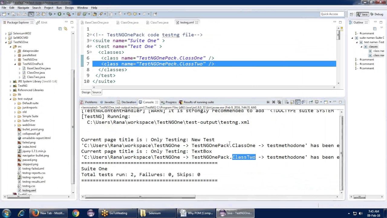 Session 22   TestNG framework Selenium
