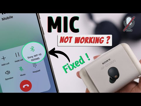 Sony WF-1000XM5 Microphone Not Working? - Fix Mic!