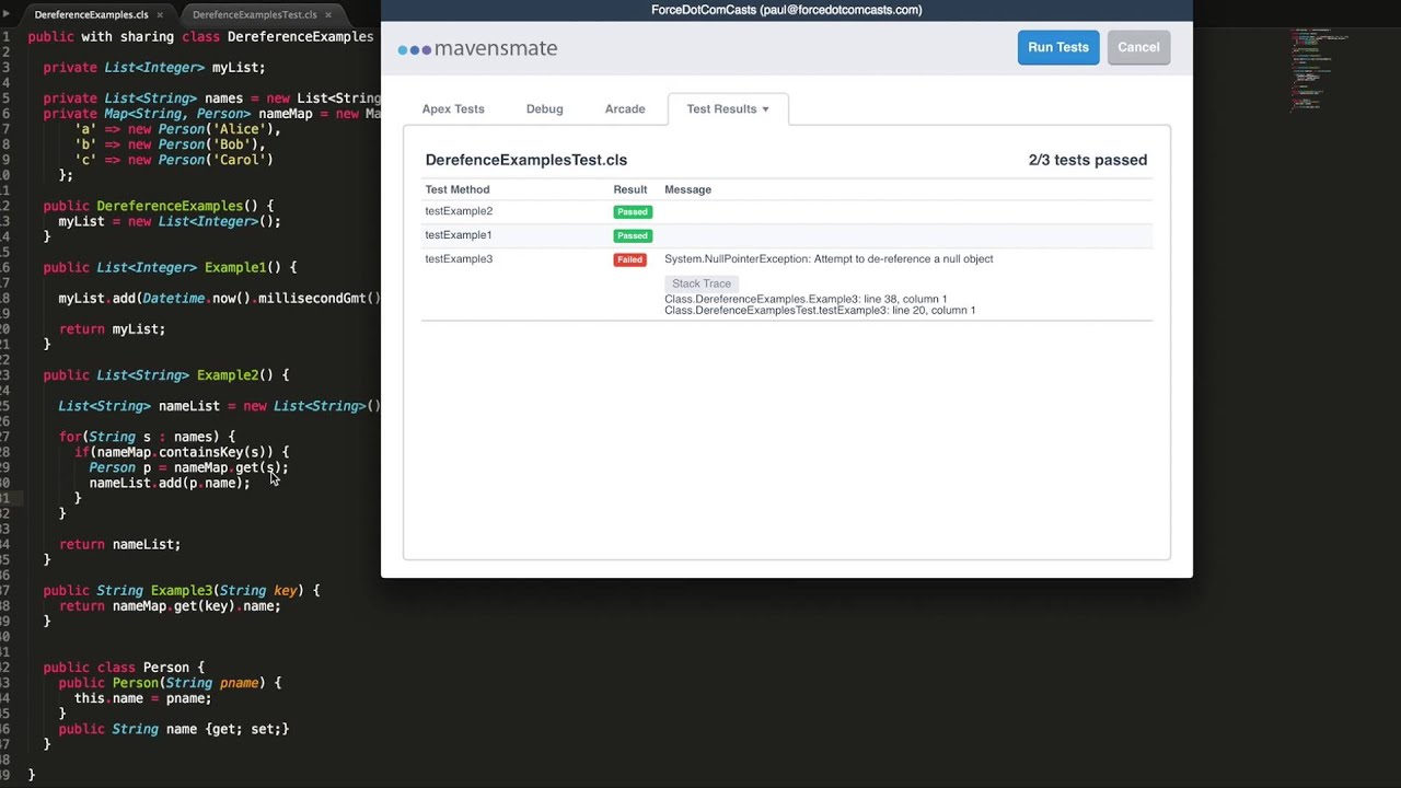 10  Avoiding Attempt to Dereference Null Object Errors