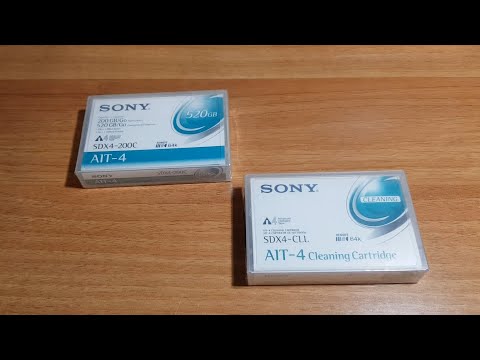 Sony AIT 4 Tape SDX4 CLL SDX4 200C Cassetta Memoria Memory REC
