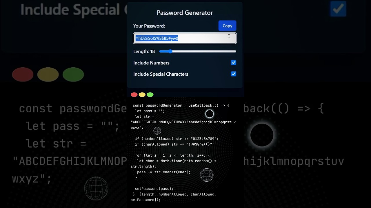 Password Generator using Reactjs 🔥💯 Free source code ✅