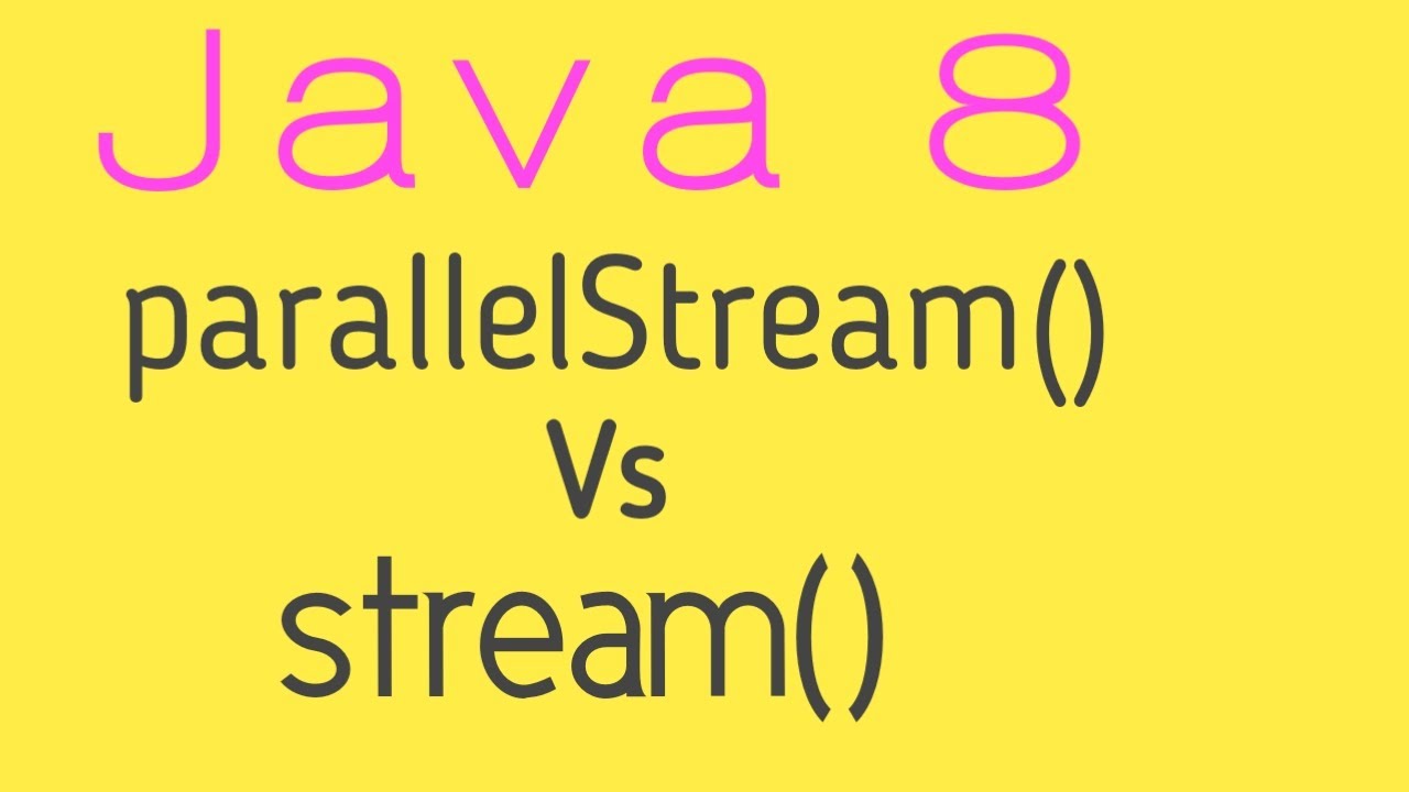 ParallelStream Vs Stream in java 8 || parallel stream vs sequential stream java 8 || core java 8 ||