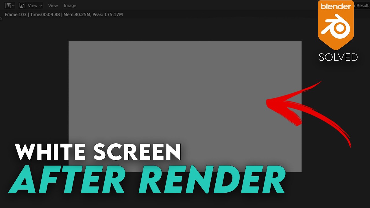 Your Blender Render Turned White? Do This