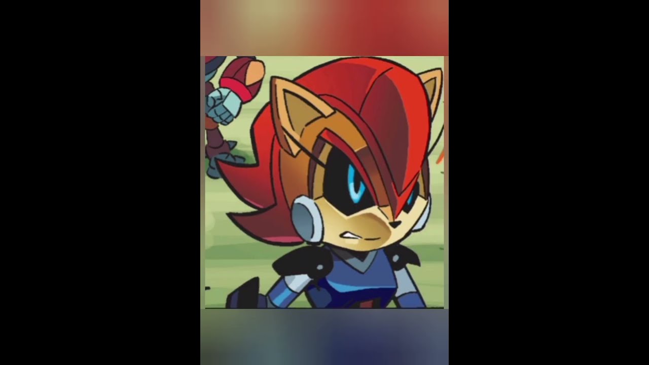 Sonic Archie Comics: Mecha Sally pages