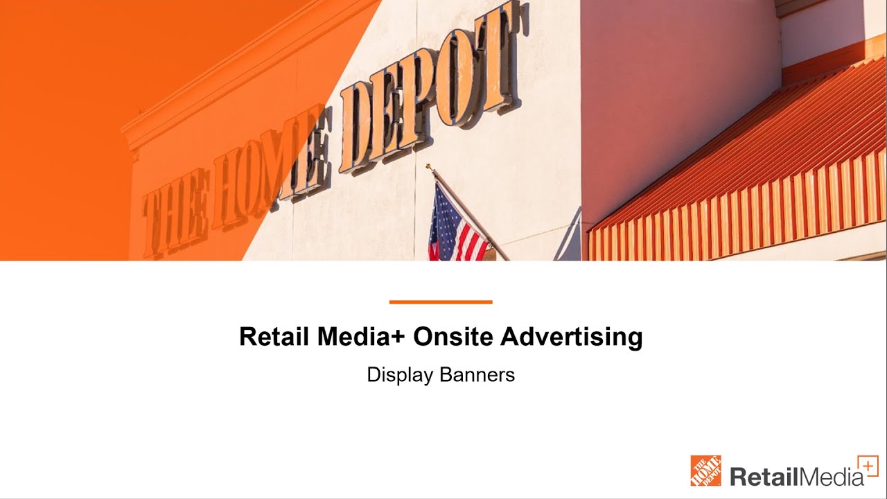 Microsoft Retail Media - The Home Depot - Display Banner Overview