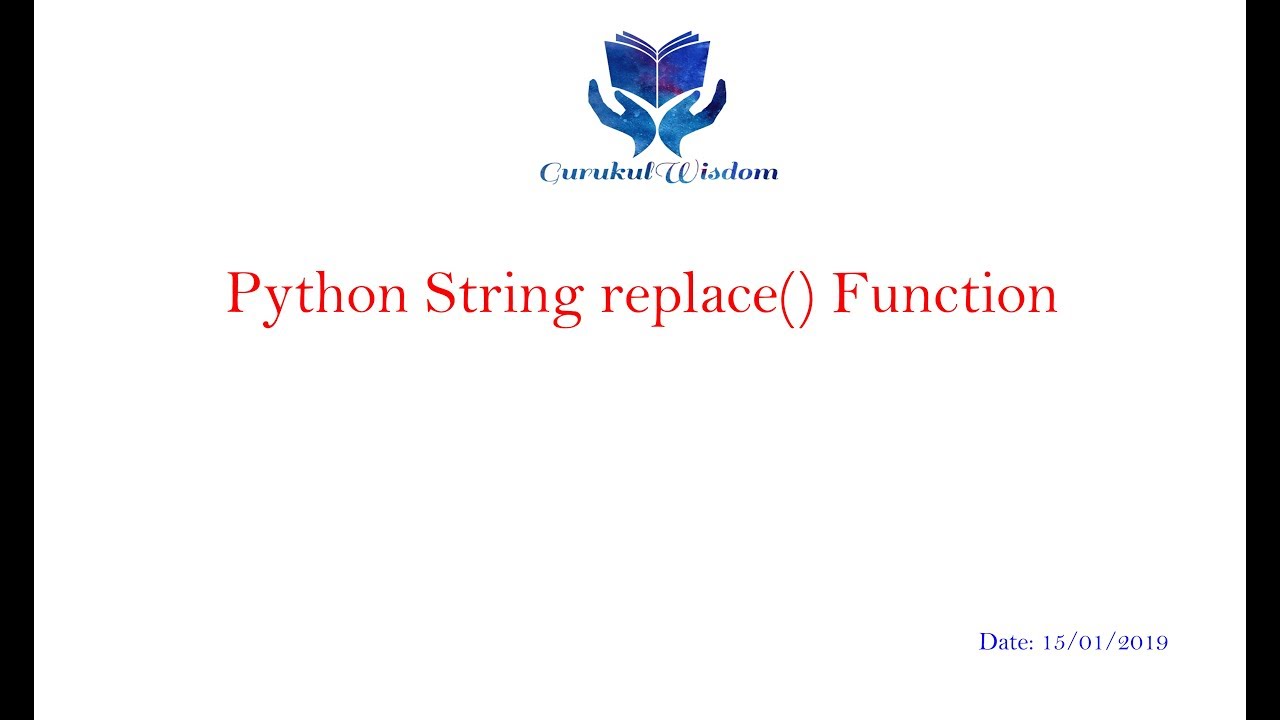23-Python String replace() Function