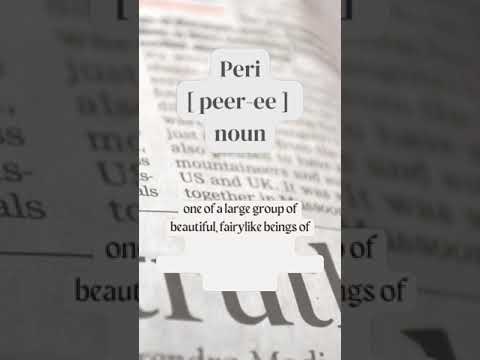 Dictionary new words / Peri / Peri word meaning #shorts #viralshorts