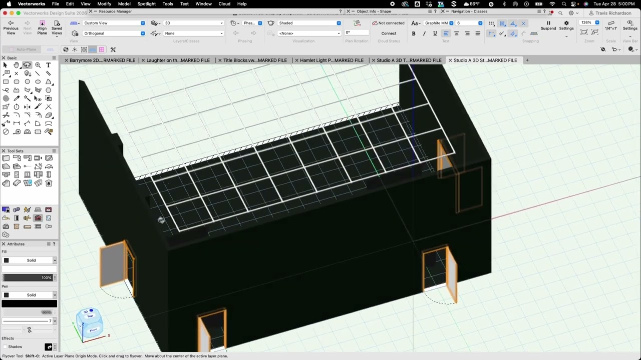 Vector Works 2026 - Studio A 3D Tutorial