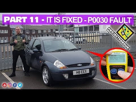 Part 11 - Lambda Sensor Fix - P0030 - 2007 Ford SportKa - HD