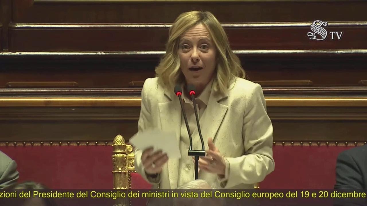 MELONI a RENZI: 