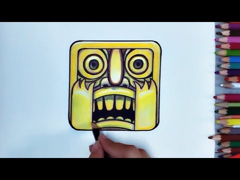 How To Draw Temple Run Logo Step by Step – I'm Youtuber – Follow my ...