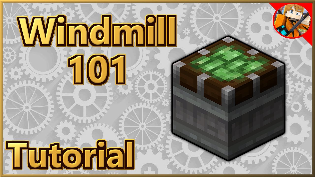 How to USE Windmills - Create Mod Tutorial - Minecraft