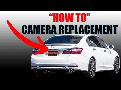 How to Replace a Honda Accord Rear View Camera 2013 to 2017