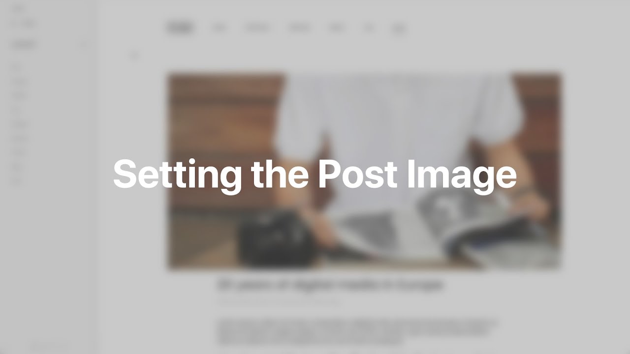 Setting the Post Image | YOOtheme Documentation (Joomla)